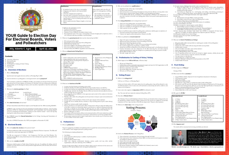 Agra Election Day Guide | PDF