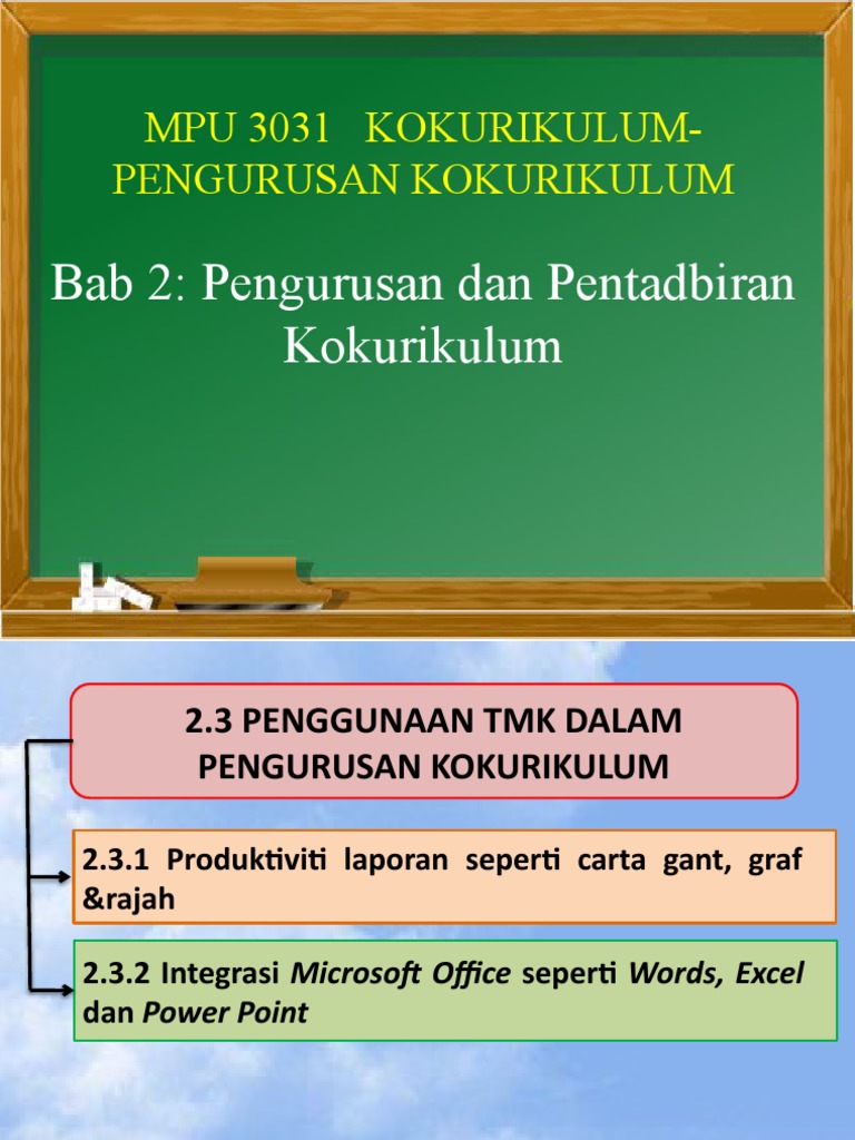 Mpu 3031 Kokurikulum-Pengurusan Kokurikulum | PDF