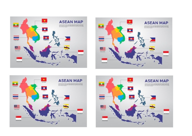 Peta ASEAN Word | PDF