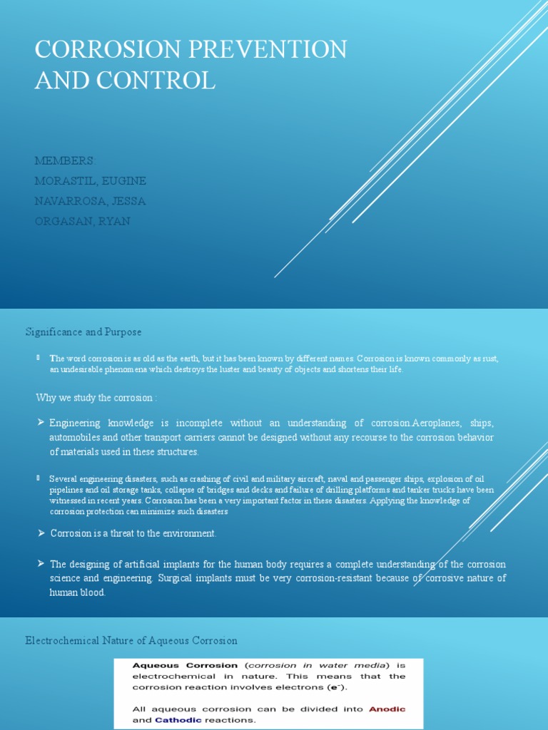 Corrosion Prevention and Control | PDF