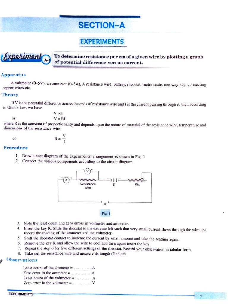 Physics Practical 2022 23 | PDF