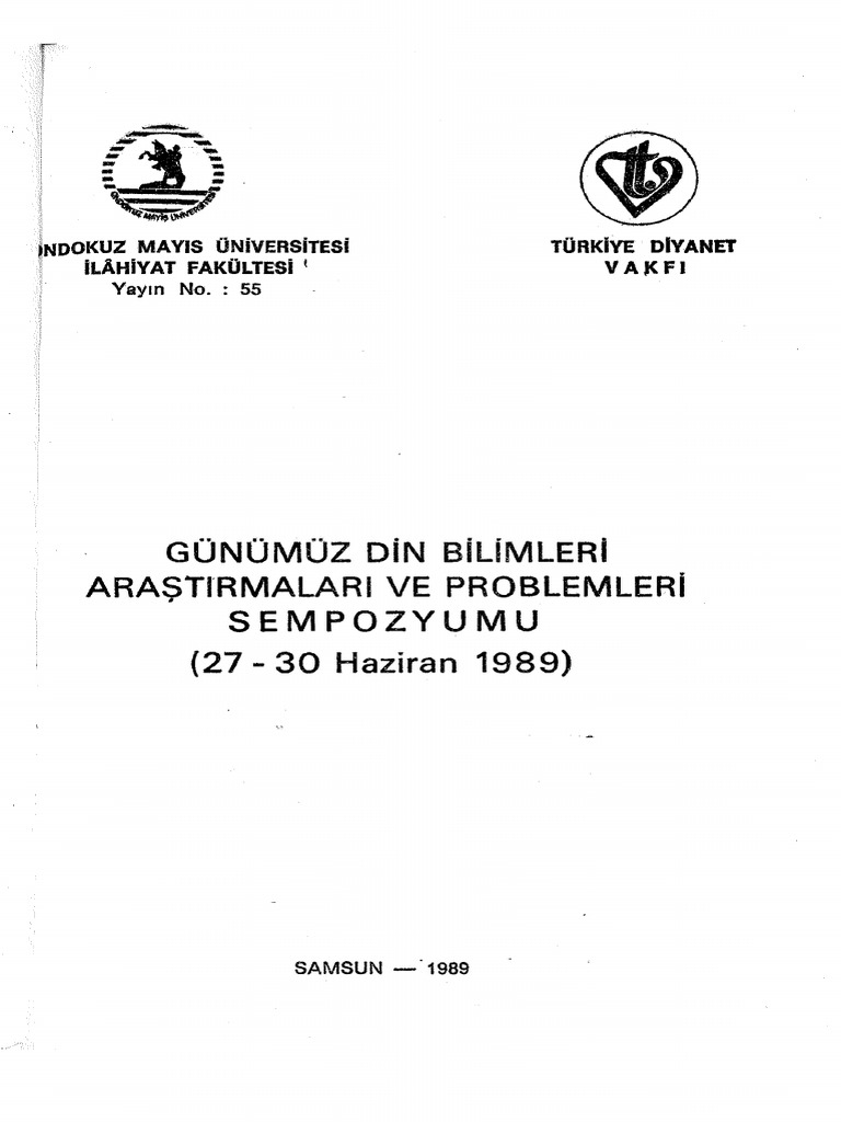İslam Tarihi Araştırmalarında Karşılaşılan Bazı Problemler | PDF