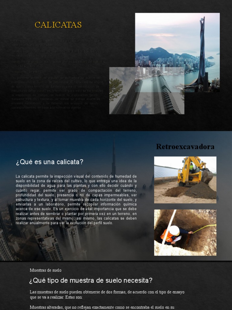 Guía de Calicatas y Muestreo de Suelo | PDF | Suelo | Clima