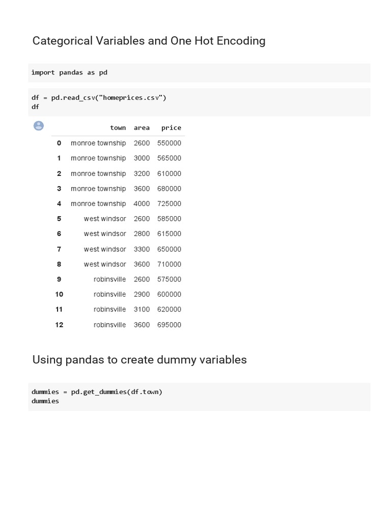 5 - One - Hot - Encoding - Ipynb - Colaboratory | PDF | Multivariate ... 5 - One - Hot - Encoding - Ipynb - Colaboratory | PDF | Multivariate ...