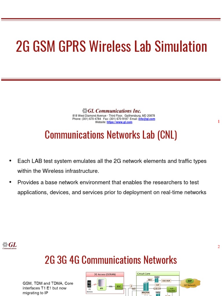 2G GSM GPRS Wireless Lab Simulation Presentation | PDF | Port (Computer Networking) | Computer ...