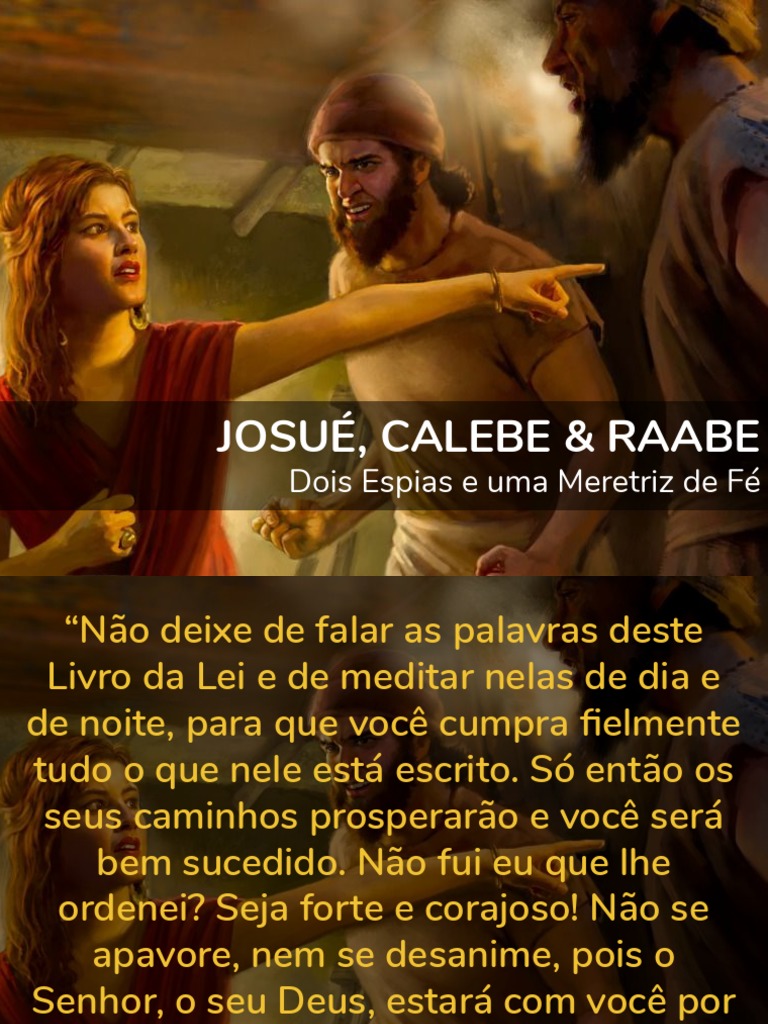 (Aula 3) Josué, Calebe & Raabe | PDF | Josué | O Livro dos Números
