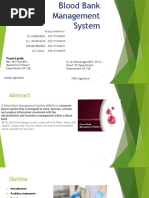 Problem Statement of Blood Bank Management Sytem | PDF
