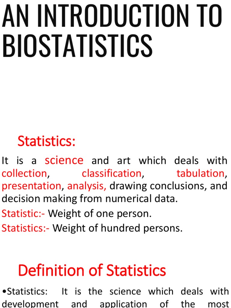 1 An Introduction To Biostatistics Pdf