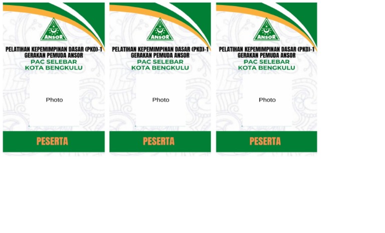 Name Tag ANSOR | PDF