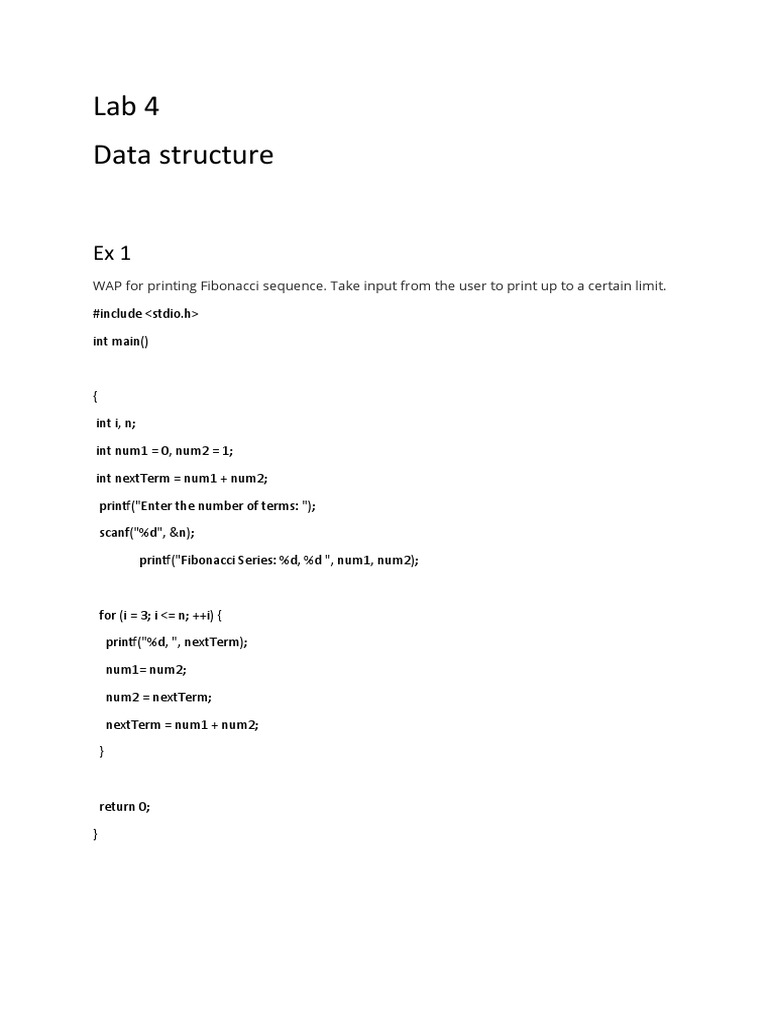 Dslab 4 | PDF | Mathematics | Arithmetic
