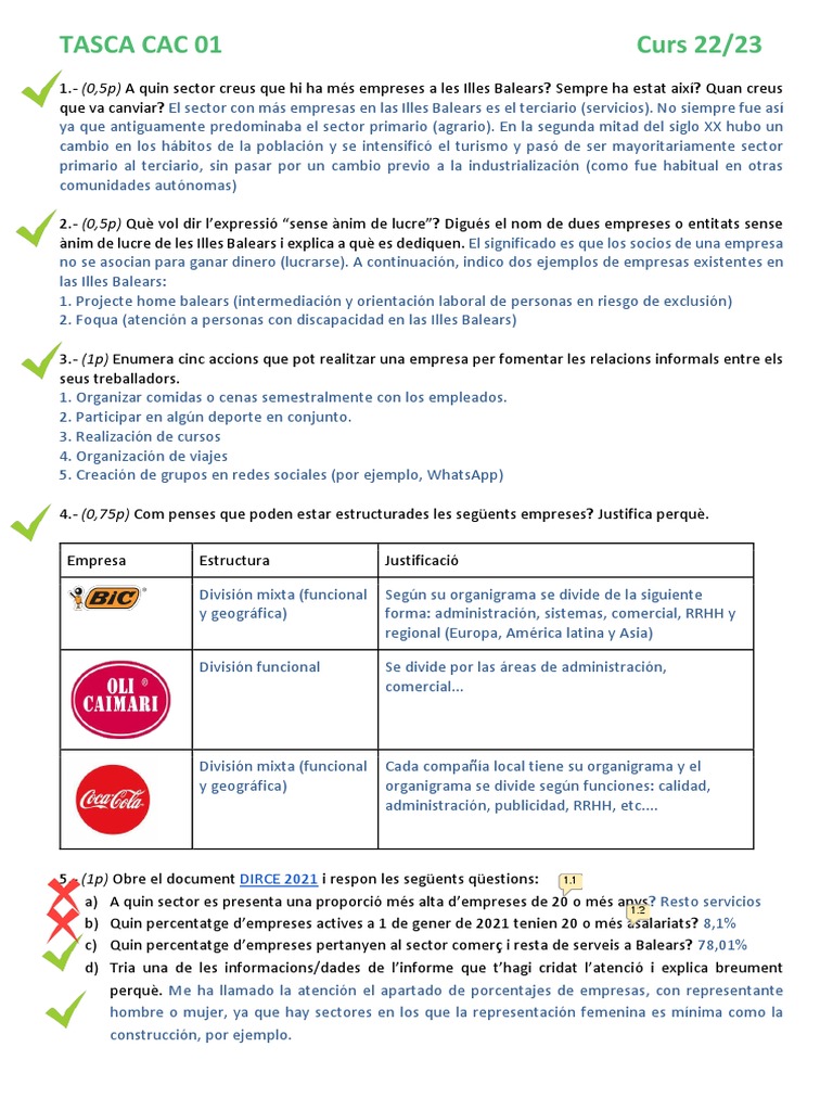 Tarea Cac | PDF | Business | Economias