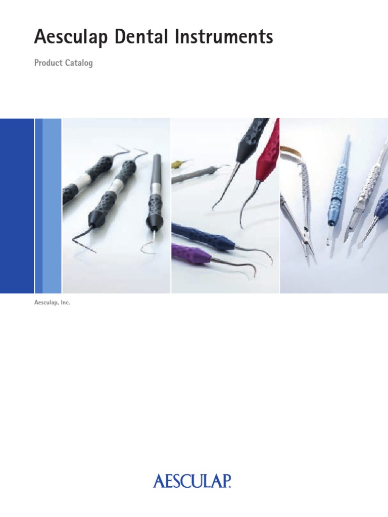 DOC1197 Rev A Aesculap Dental Instruments Product Catalog | PDF