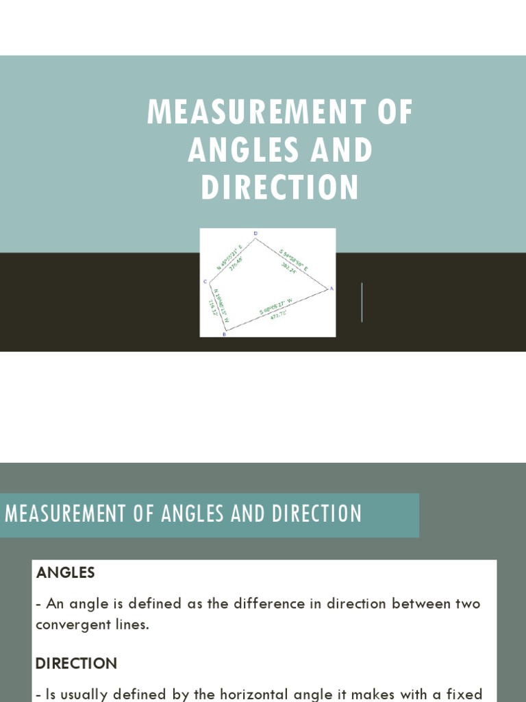 Angles and Directions | PDF