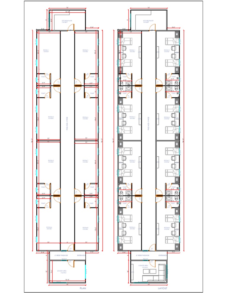 Layout For Staff Residents | PDF | Home | Room