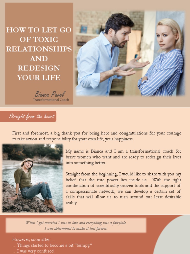 How To Let Go Of Toxic Relationships Download Free Pdf Compassion