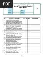 Contractor Evaluation Checklist | PDF | General Contractor | Engineering