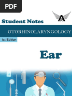 ENT Notes For Med Students | PDF | Ear | Hearing Loss