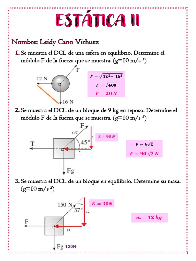 Estática Ii | PDF | Ciencia y matemáticas