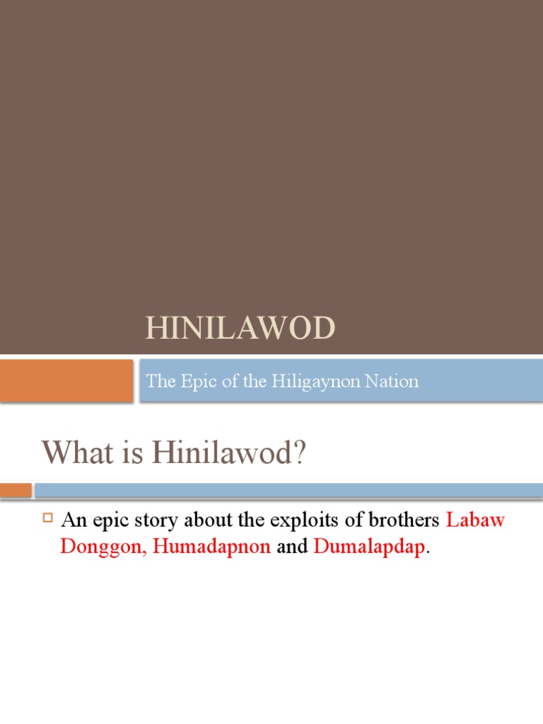 The Epic Story of Hinilawod, the Hiligaynon Nation's Epic Poem | PDF ...