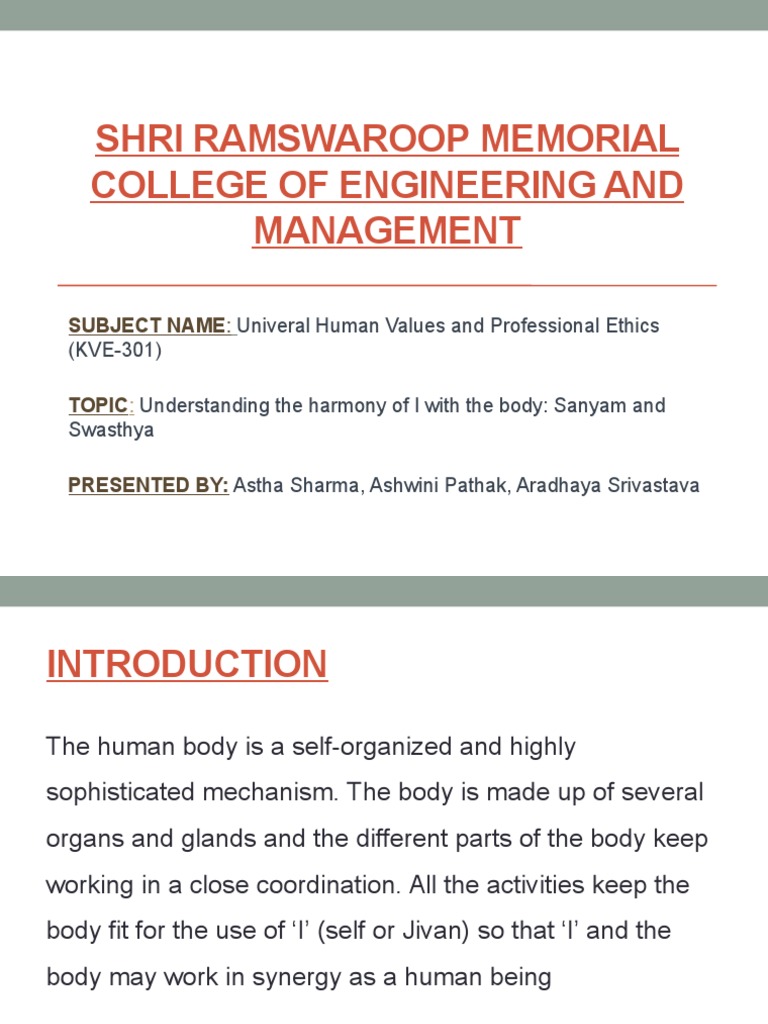 Human Values Presentation | PDF