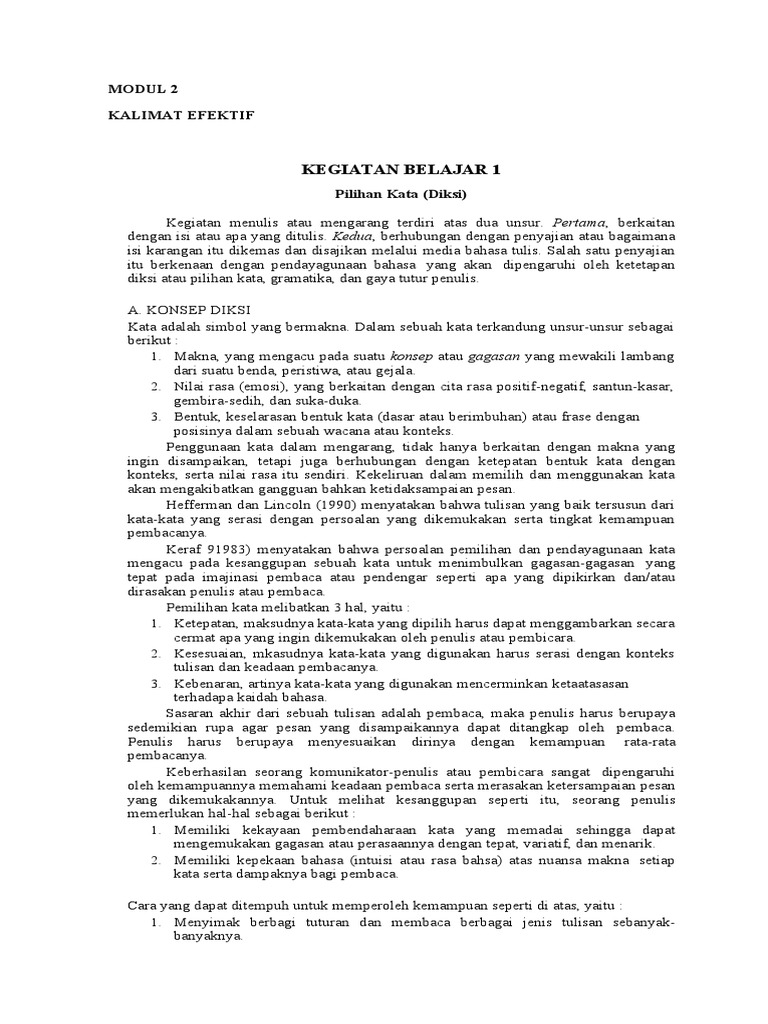 Modul 2 Keterampilan Menulis Kelompok 2 | PDF