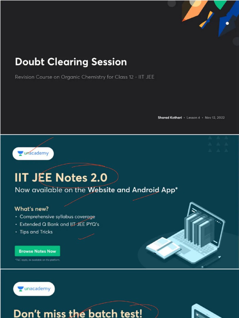 Doubt Clearing Session With Anno | PDF