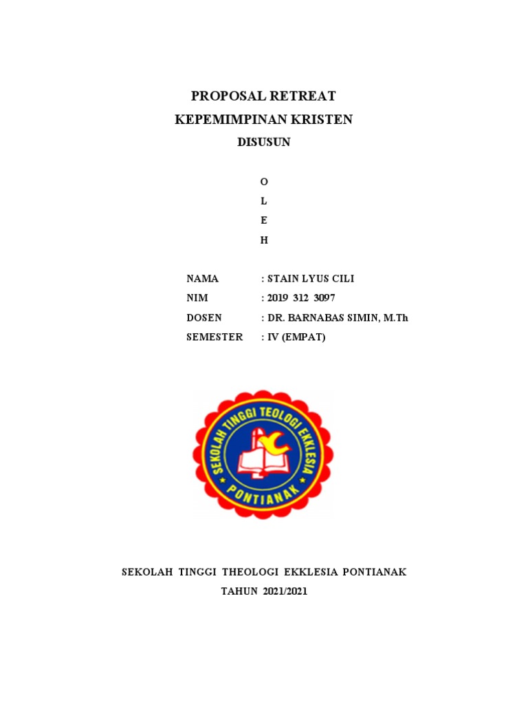 Proposal Retreat Kpmpinan Kristen | PDF