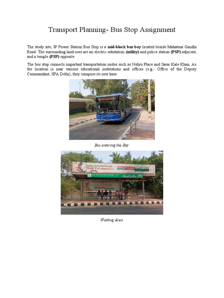 Bus Bay | PDF