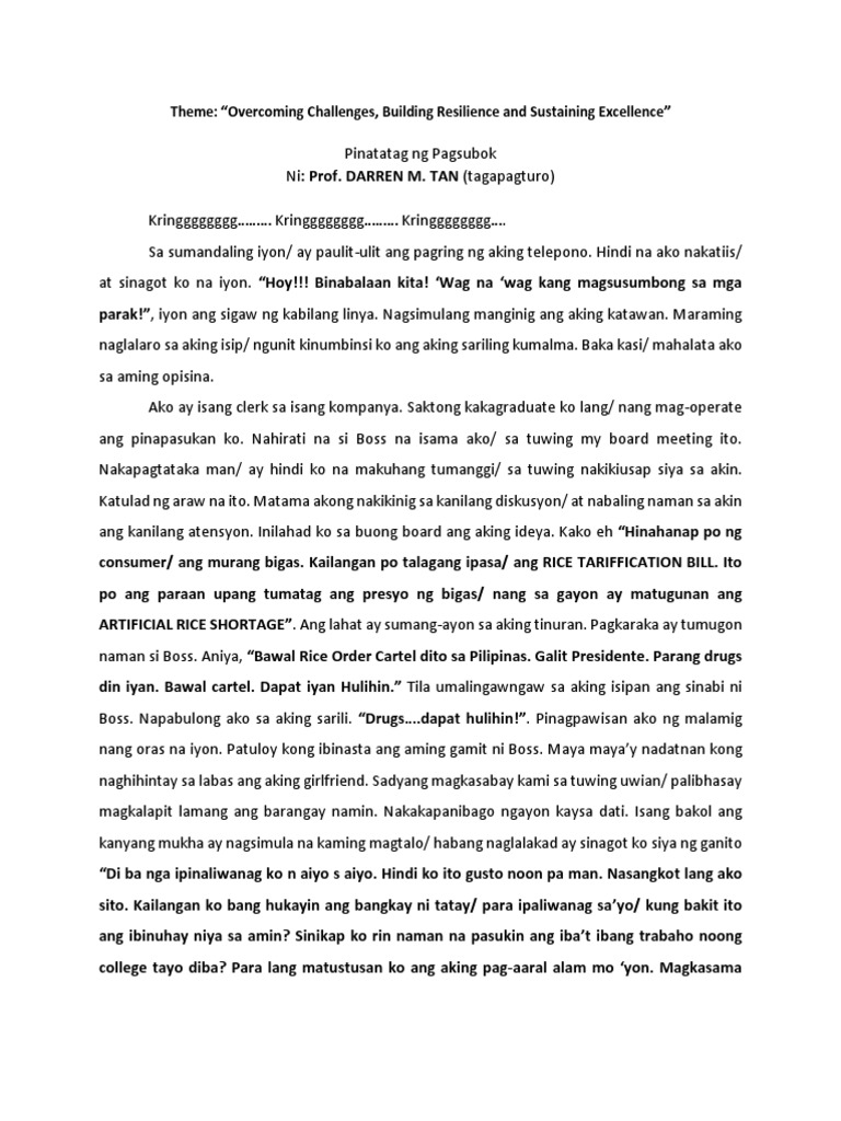 Pinatatag NG Pagsubok | PDF