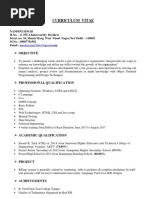 DXC Resume Format | PDF | Computing | Software Development