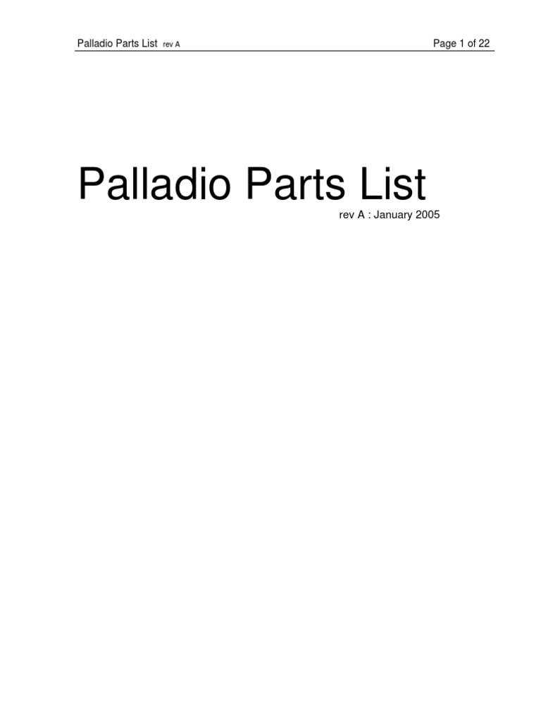 Palladio | PDF
