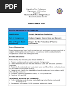 Scoring Rubrics For Cooking Performance | PDF