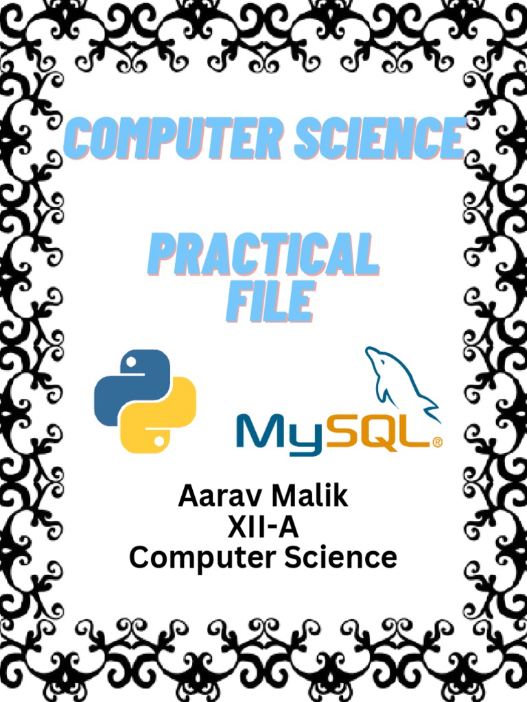Practical File | PDF | Computer Program | Programming