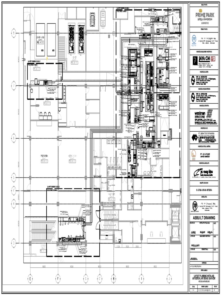 ABD PL-004.6 LAYOUT PLUMBING INSTALASI AIR BERSIH AIR BEKAS DAN VENT ...