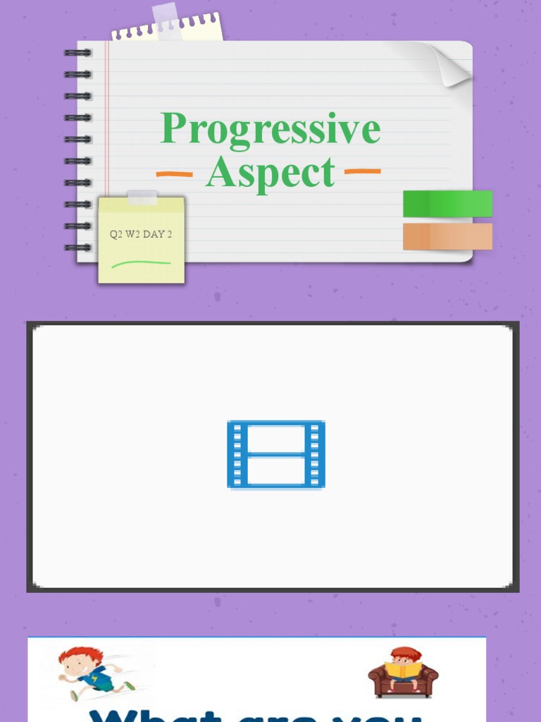 Progressive Aspect Lesson Plan | PDF | Verb | Linguistic Morphology