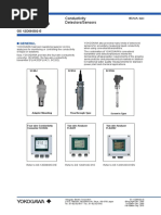 Yokogawa Model ISC40G Inductive Conductivity Sensor Data Sheet | PDF ...