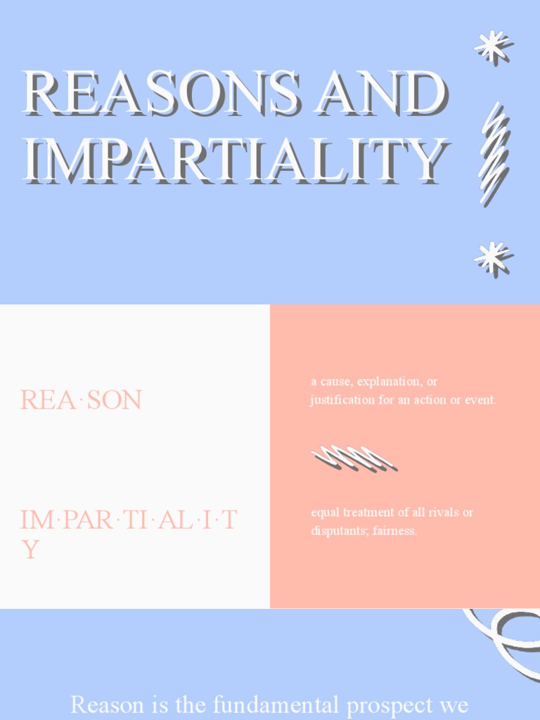 Reasons and Impartiality | PDF | Reason | Philosophical Theories