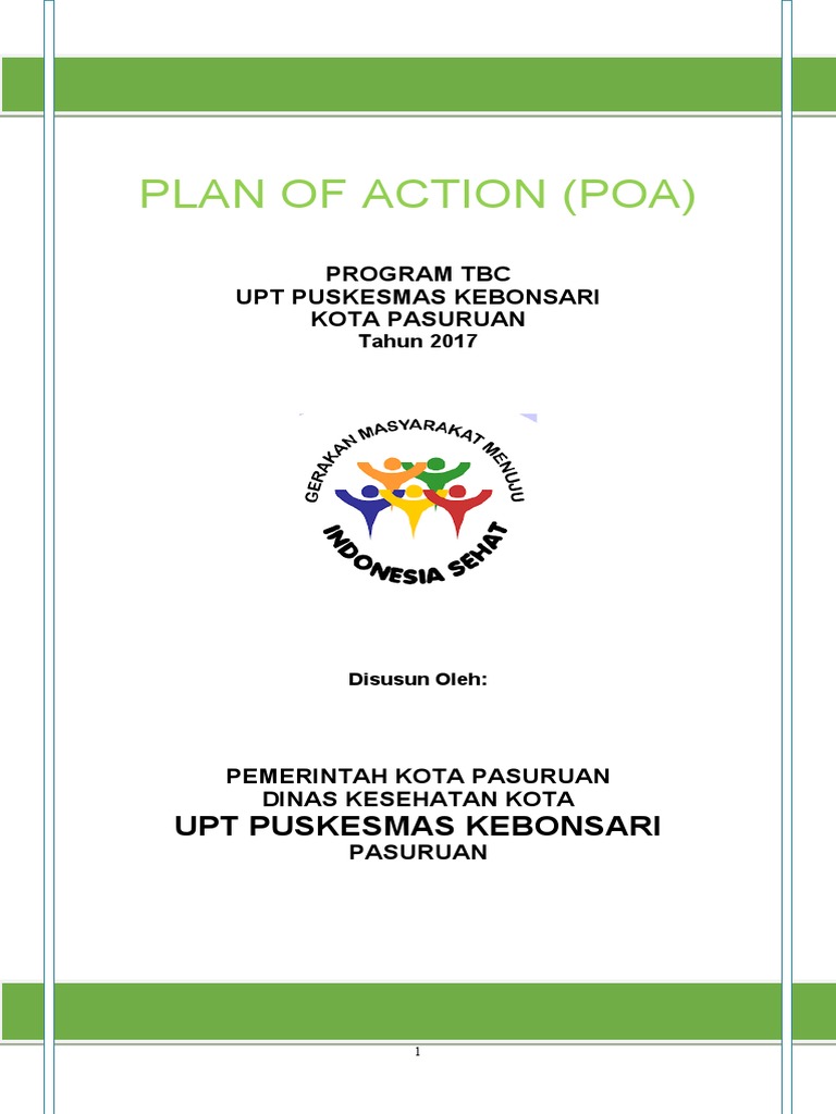 POA Penanggulangan TBC 2017 Pasuruan | PDF | Pengembangan Diri