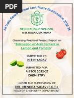 Class 12th Chemistry Project On Investigatory Test On Guava | PDF ...