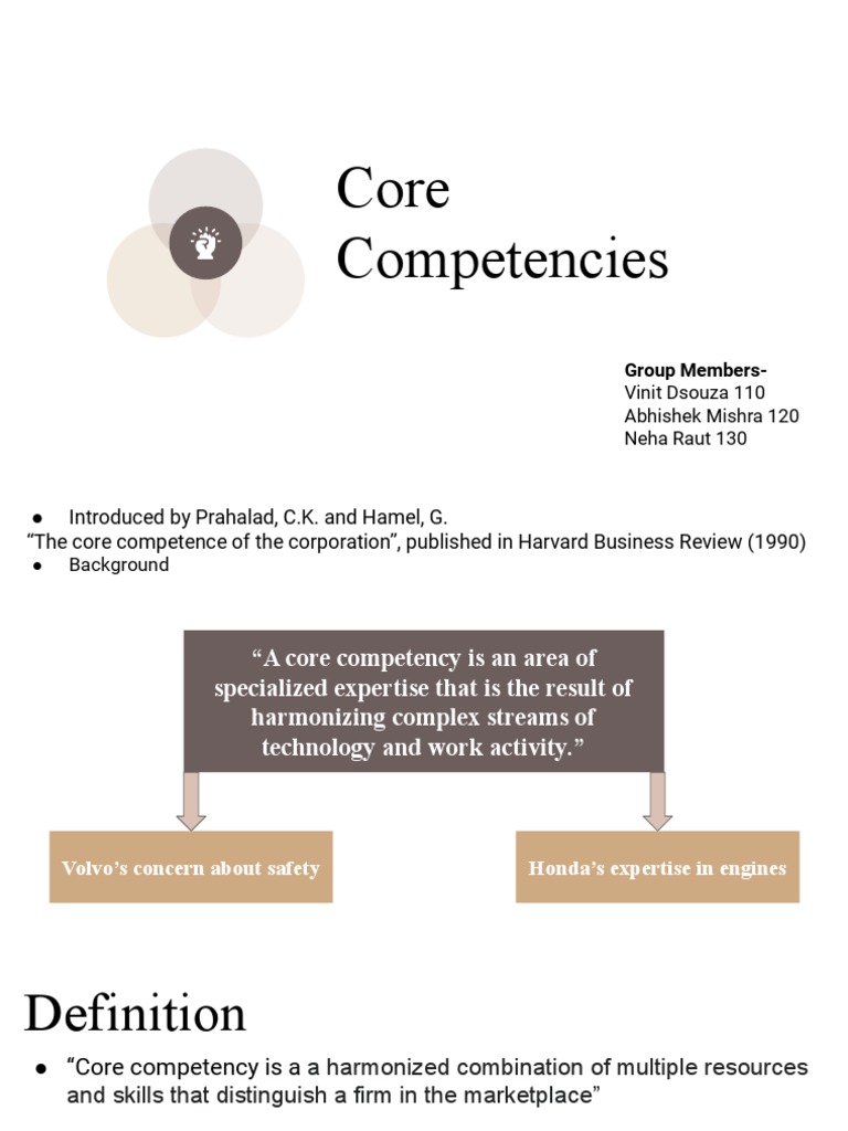 Core Competency | PDF