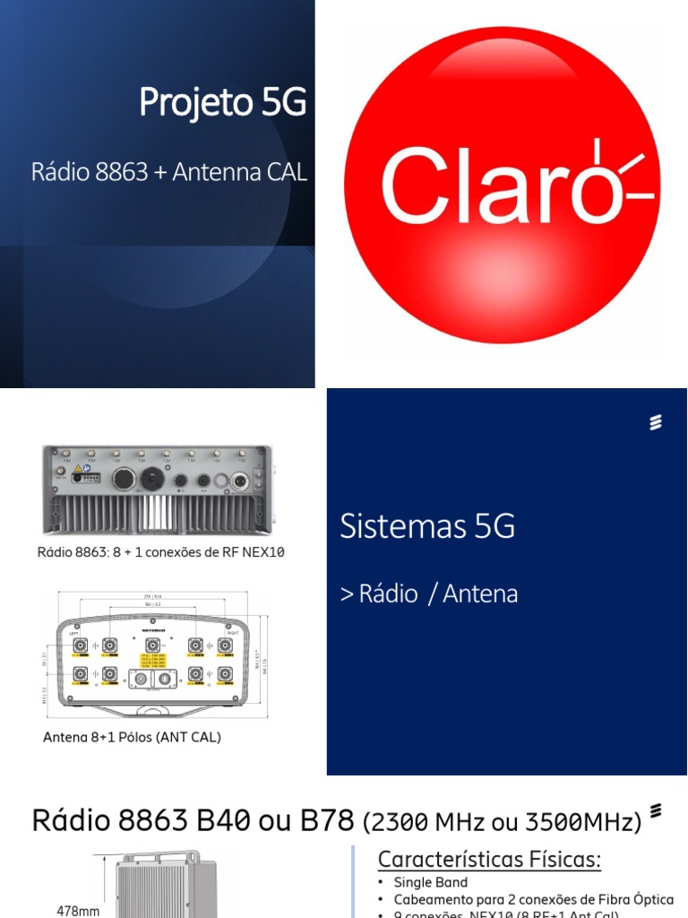 Rádio 8863 + Antenna CAL - 5G Overview - RevB | PDF | Tecnologia da ...