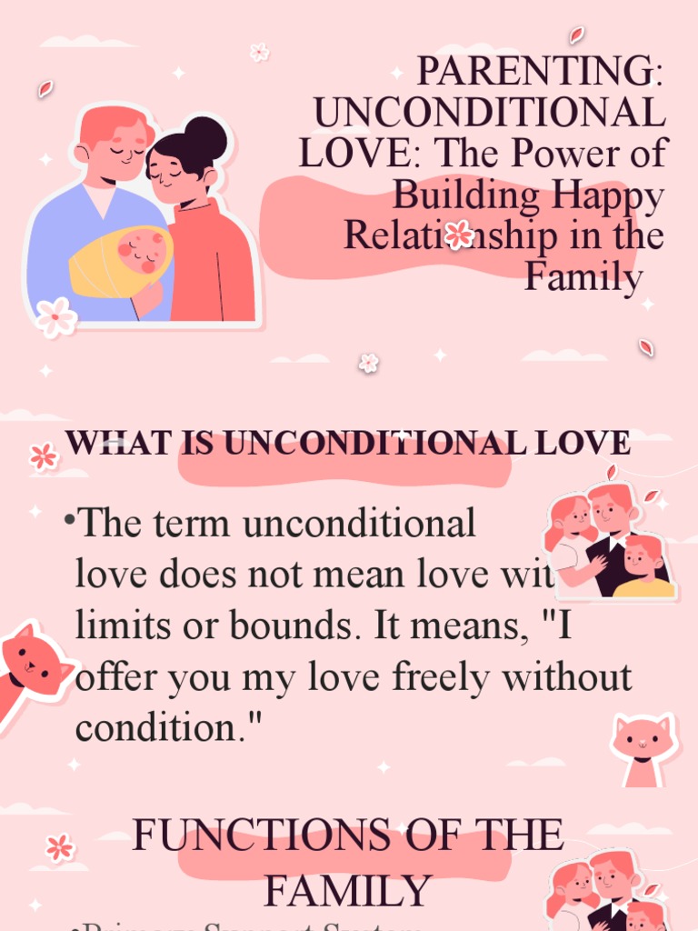Parenting Unconditional Love | PDF | Wellness | Lifestyle