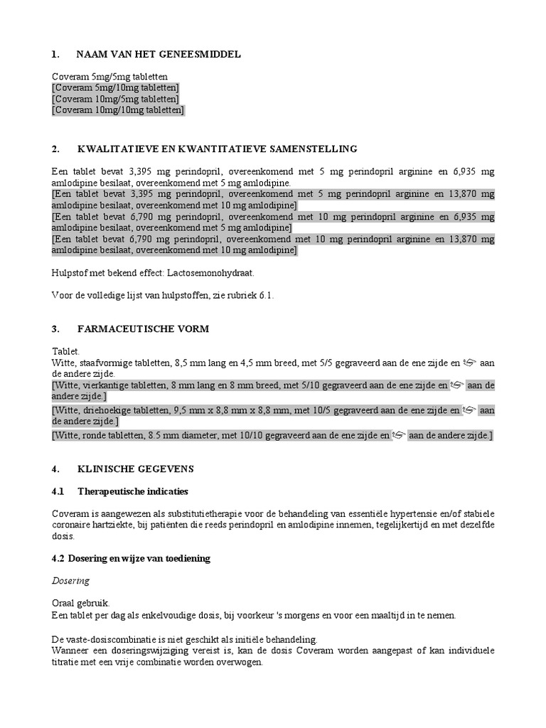 Naam Van Het Geneesmiddel: Dosering | PDF