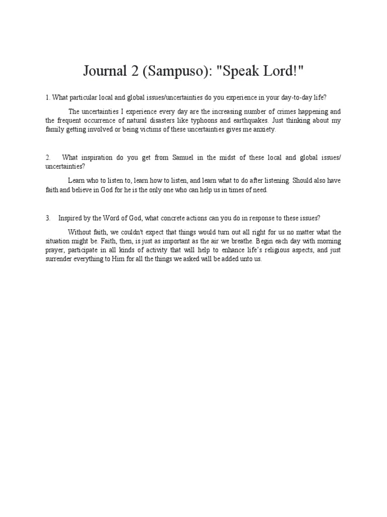 Journal 2 | PDF