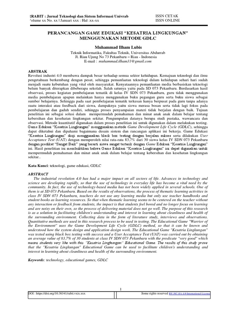 Jurnal Muhammad Ilham L | PDF