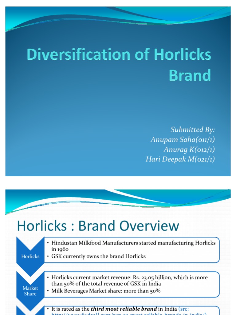 Diversification of Horlicks Brand | PDF