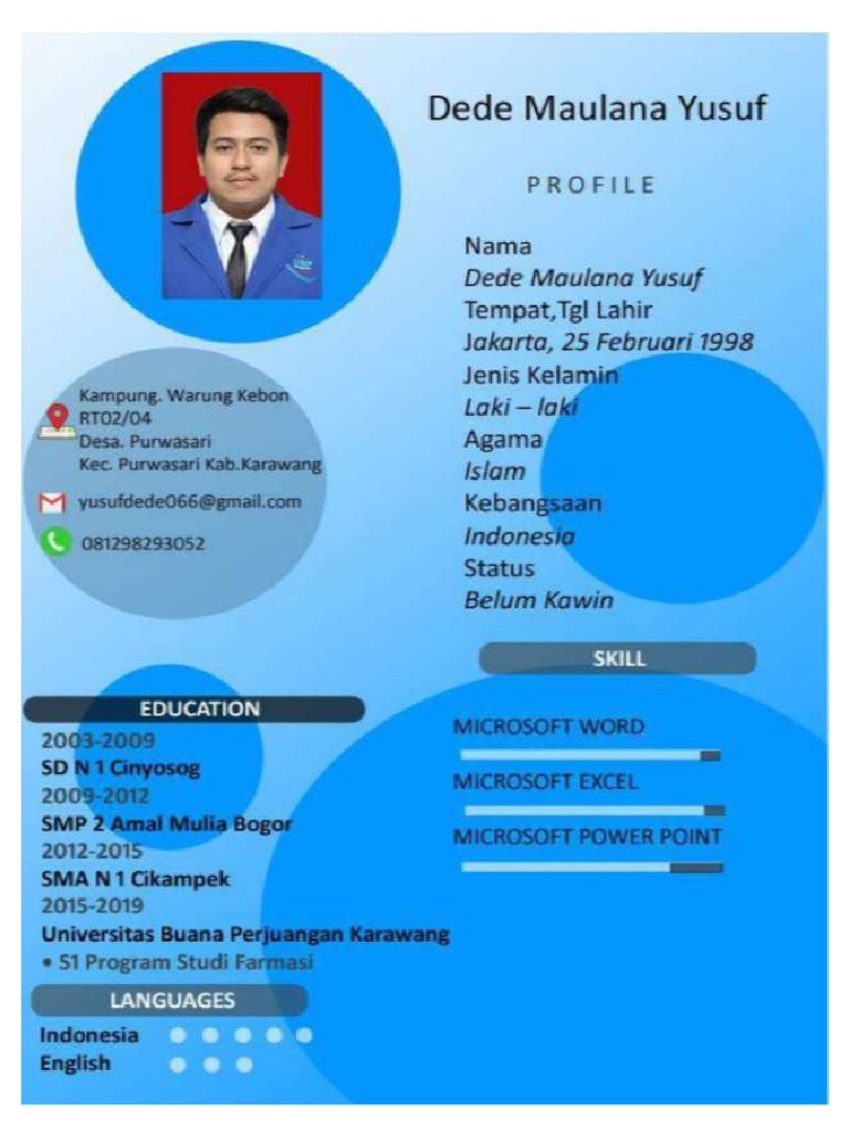 CV Dede Maulana Yusuf | PDF