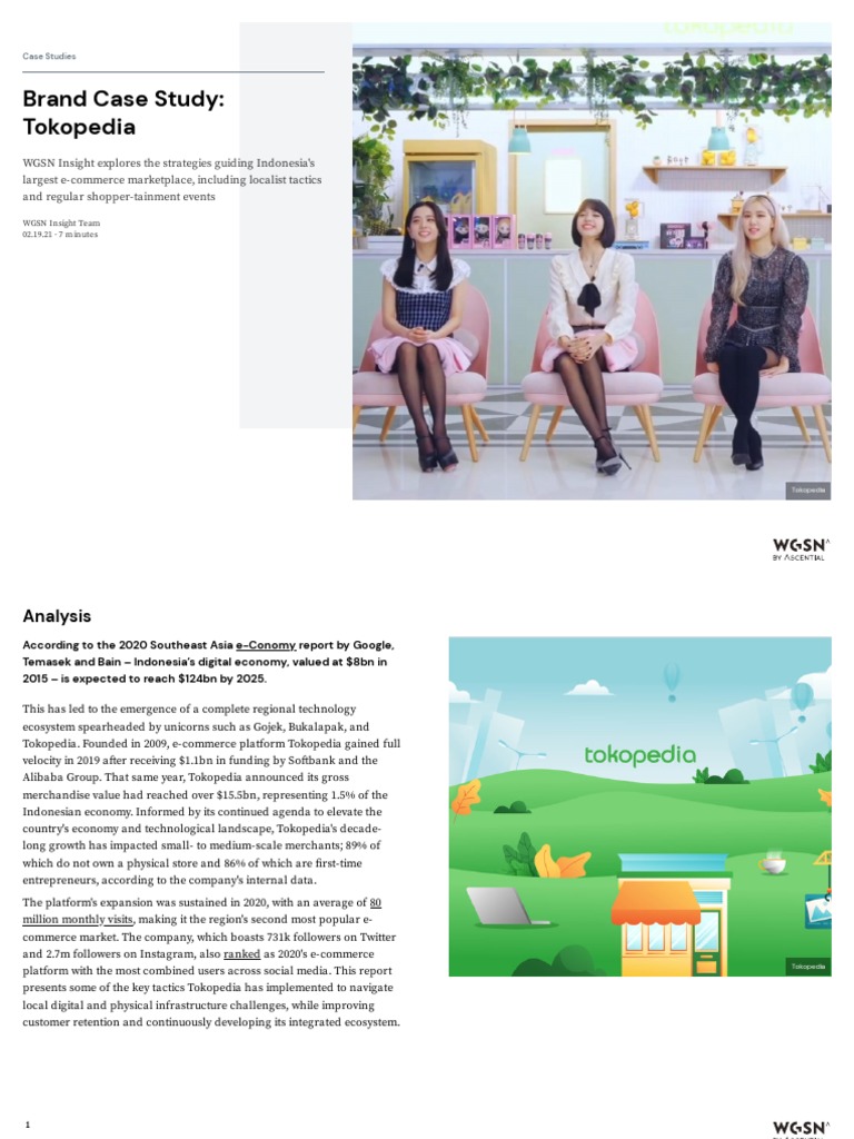 Brand Case Study Tokopedia | PDF