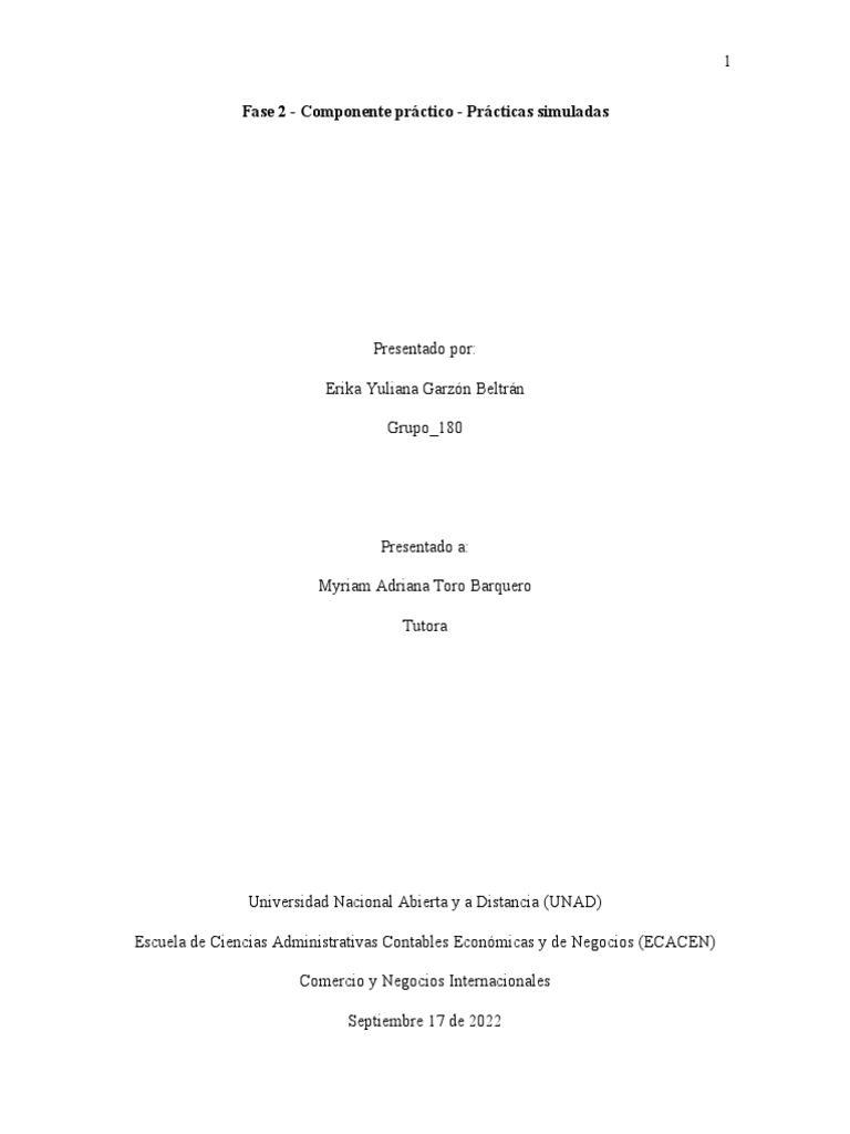 Fase 2 - Aporte Individual - Erika Garzón | PDF