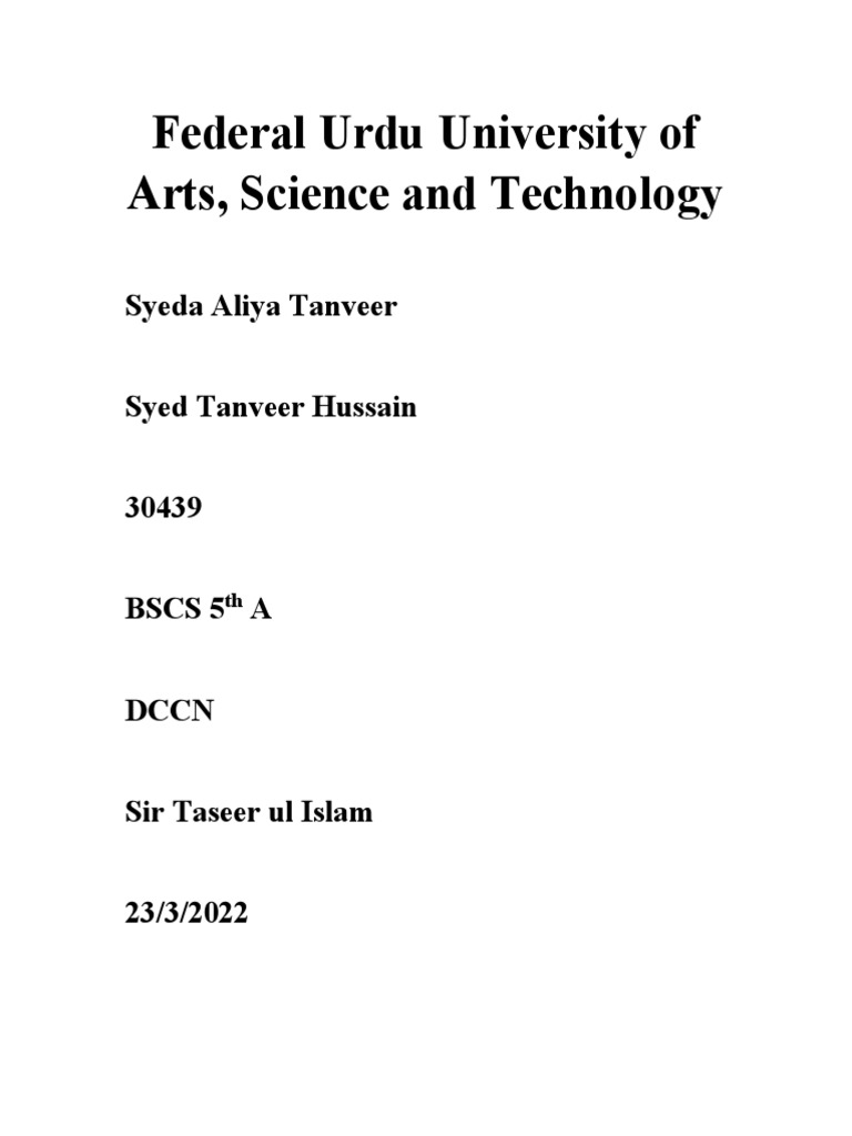 DCCN Assignment | PDF